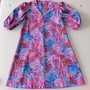 Lilly Pulitzer | Dresses | Lilly Pulitzer Arcella Dress In Ruby Red ...